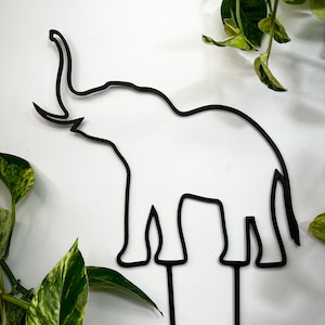 Elephant Trellis | Houseplant Support | Plant Stake - Etsy