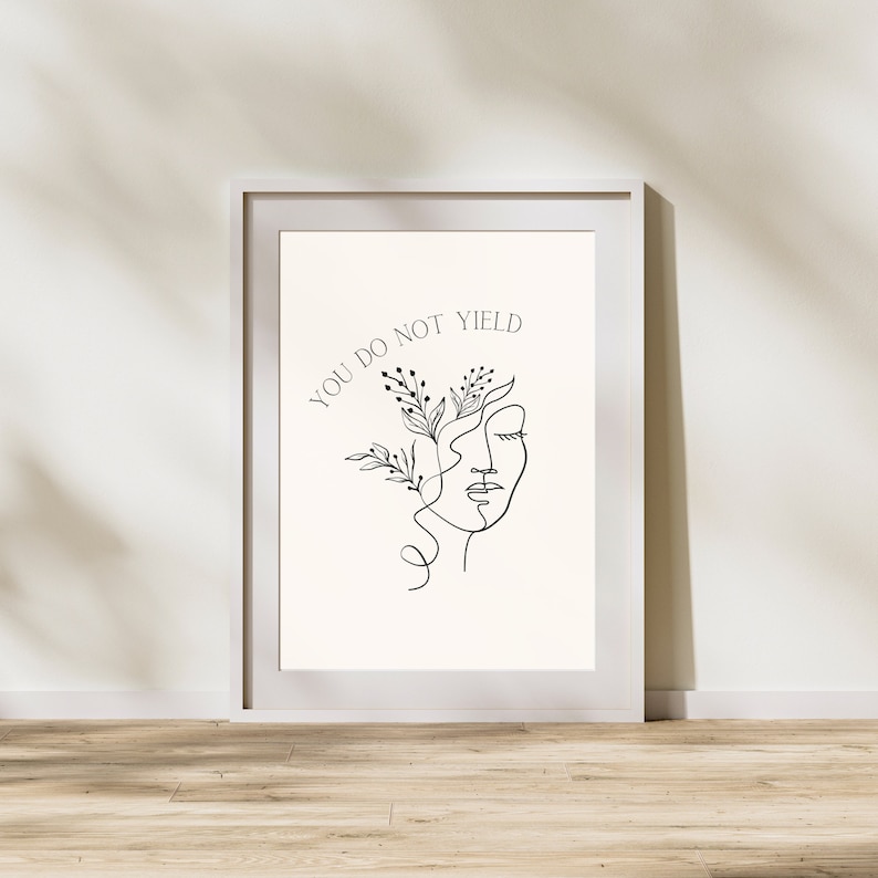 Throne of Glass | You Do Not Yield Digital Download Print | Bookish ...