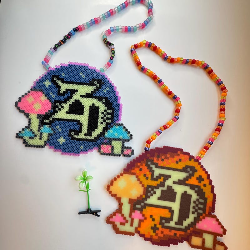 Perler Bead Necklace - Etsy