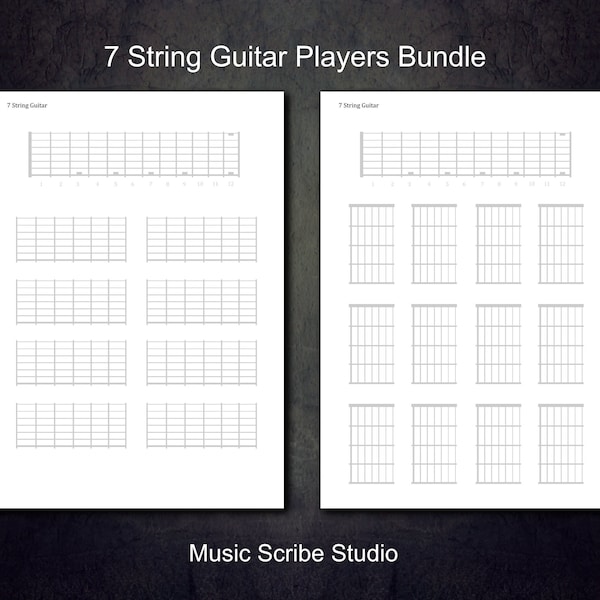 String Chart Guitar Player - Etsy
