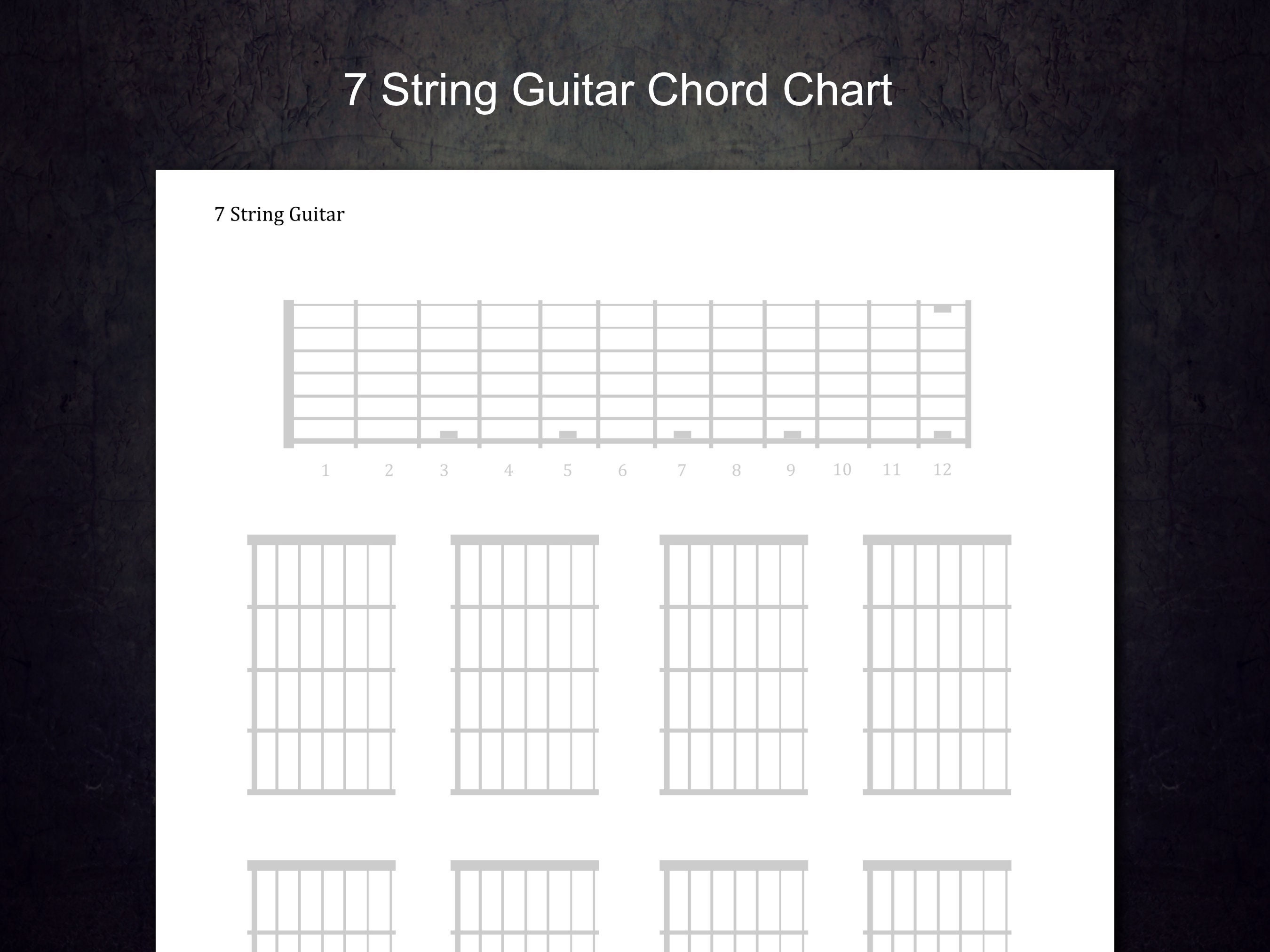 7 String Guitar Chords