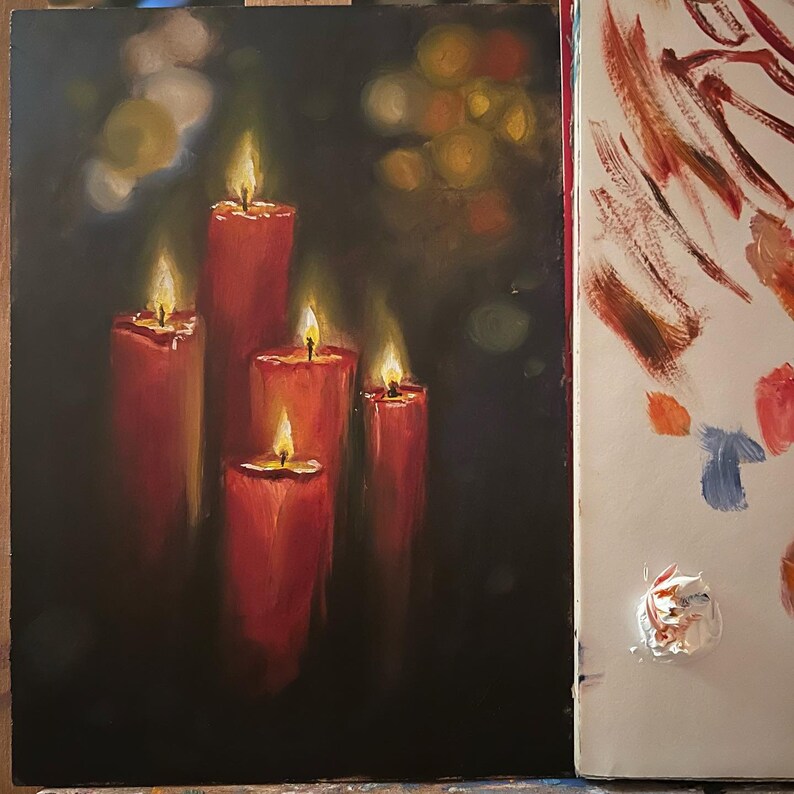 Oiltober Day 30 the Five Flames - Etsy