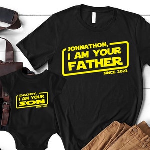 Matching Father & Son Shirts, Customized I Am Your Father Shirt, New ...