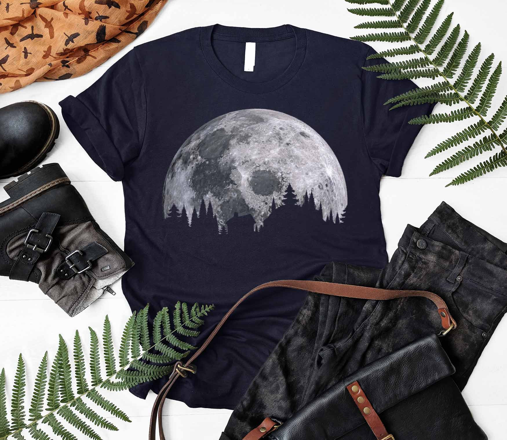 Moon Shirt Moon Bohemian Shirt Gift for Moon Lover Moon - Etsy