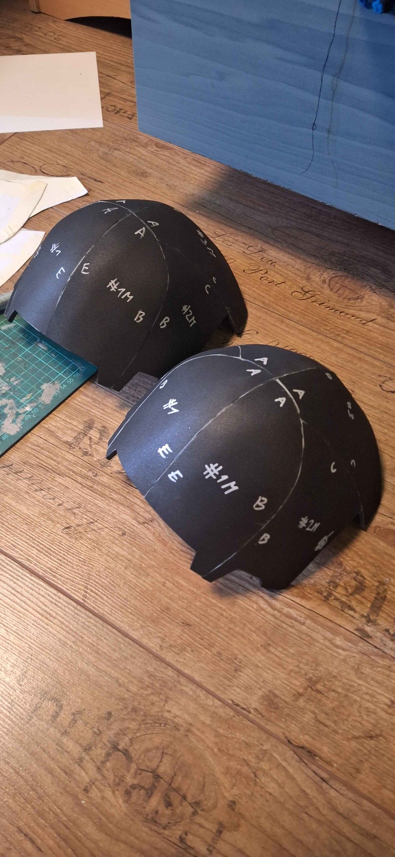 EVA Foam Base Shoulder Armor Templates - Etsy
