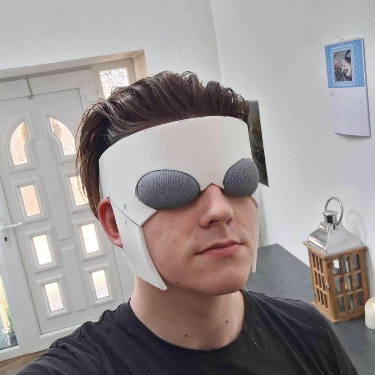 Invincible Mask/cowl EVA Foam Patterns + Eye Lens 3D Model + Fabric ...