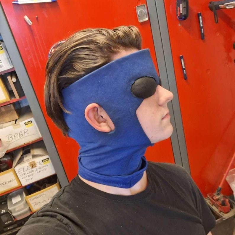 Invincible Mask/cowl EVA Foam Patterns + Eye Lens 3D Model + Fabric ...