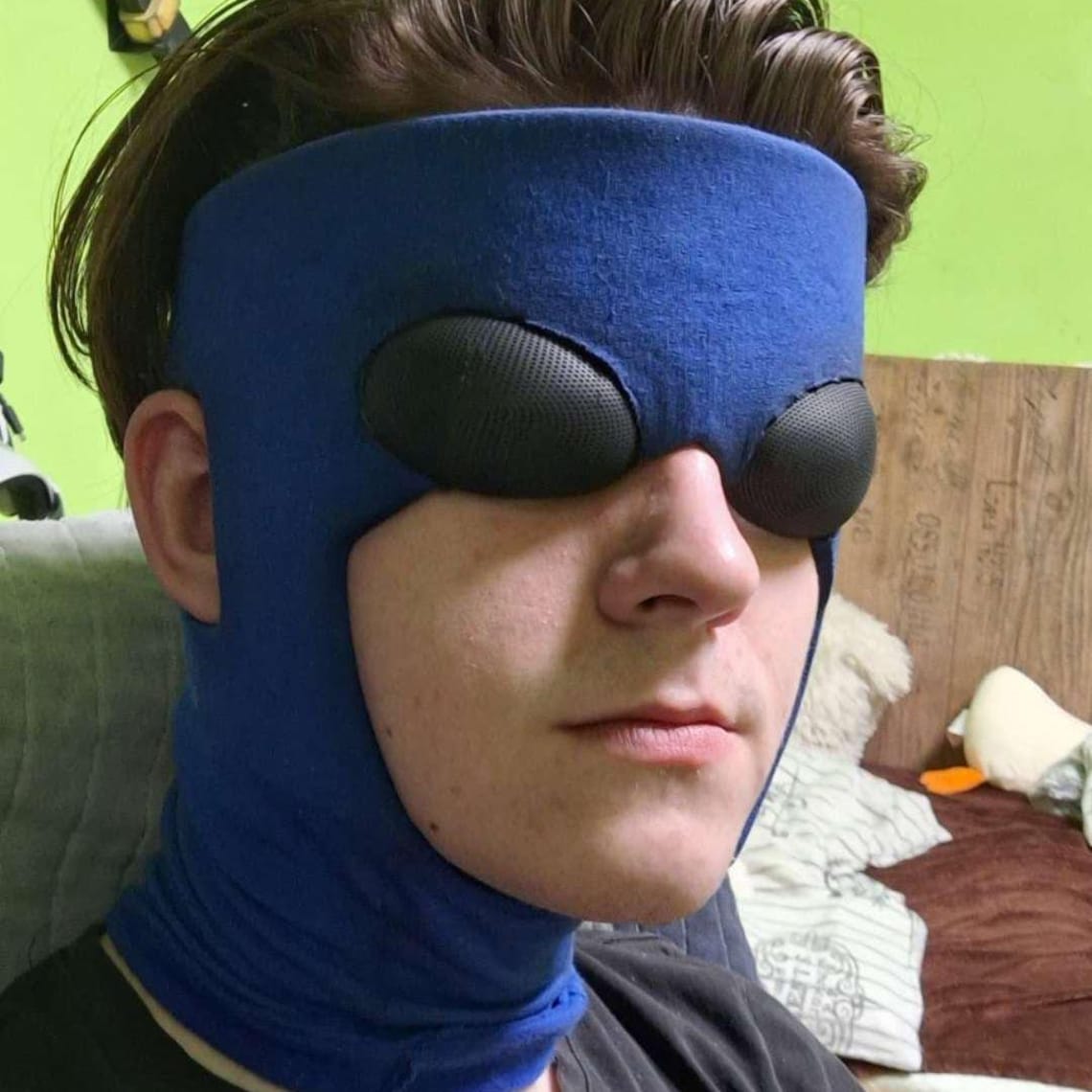 Invincible Mask/cowl EVA Foam Patterns + Eye Lens 3D Model + Fabric ...