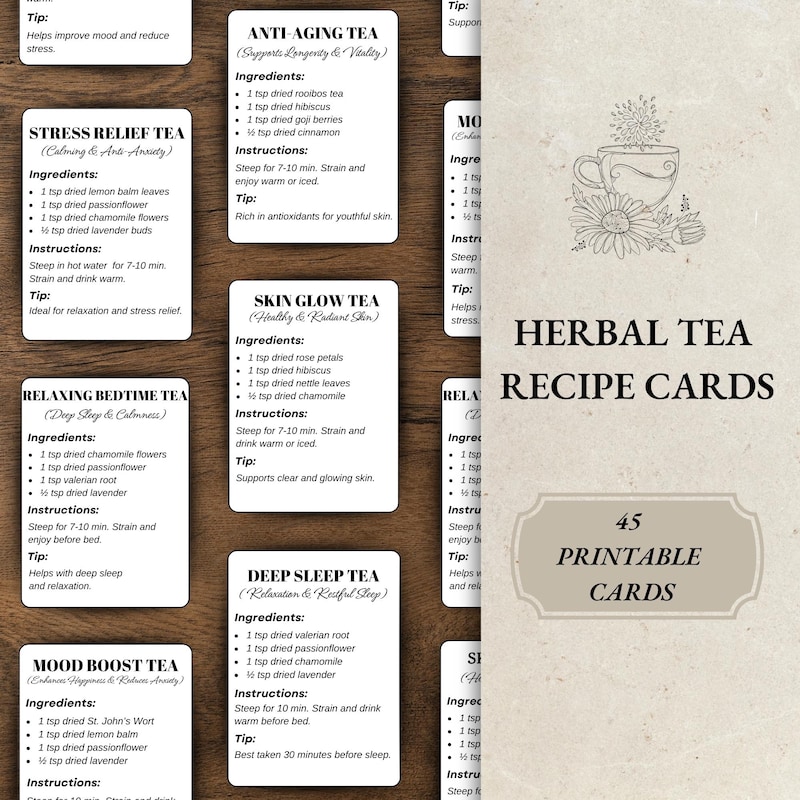 Apothecary Recipes Cards - Etsy