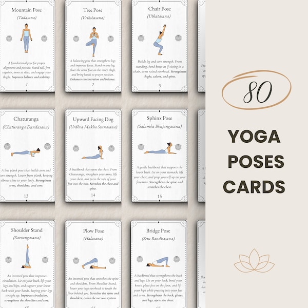 Yoga Poses - Etsy