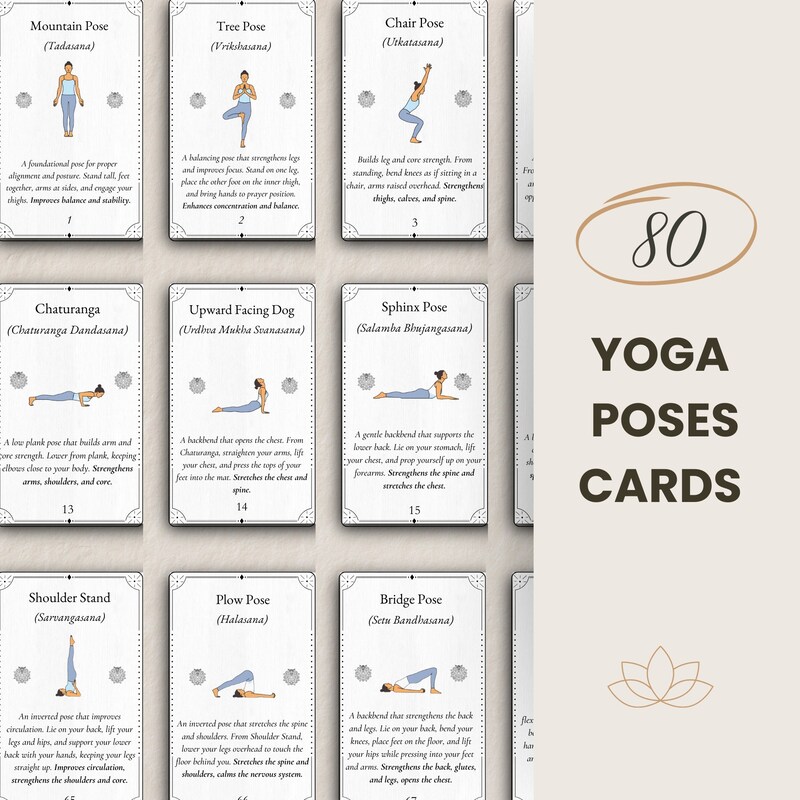 Yoga Poses - Etsy