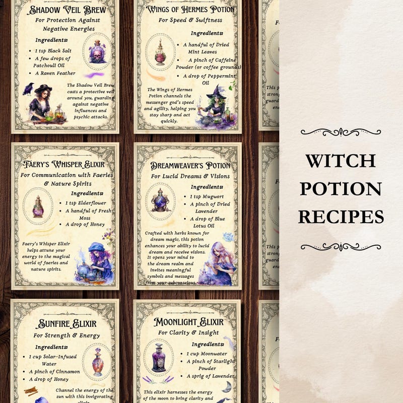 Witch Potions - Etsy