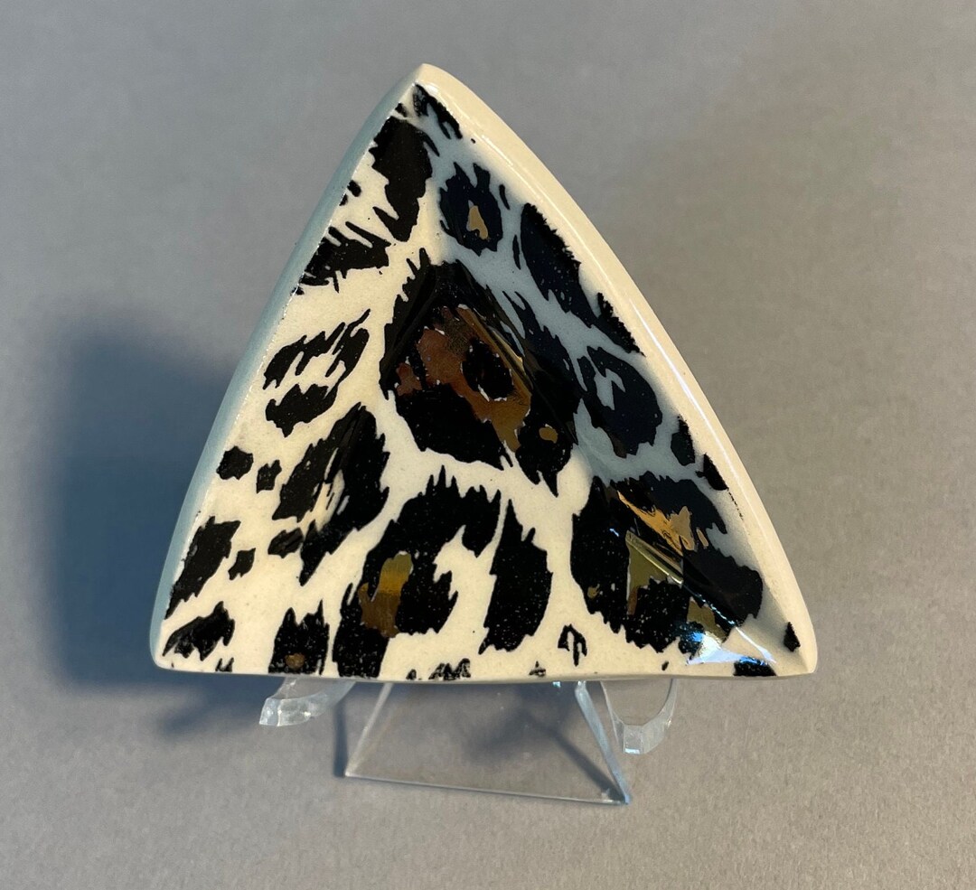 Ceramic Tiny Triangle Trinket Dish Handmade - Etsy