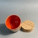 Playful Foxes Ceramic Jar, Natural Cork Top, Handmade Ceramic Jar, Fox ...