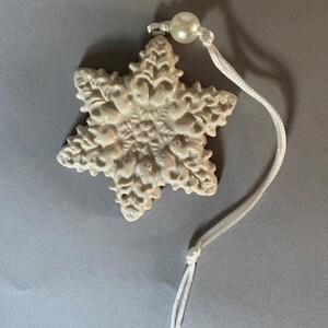 Ceramic Snowflake Ornaments, Handmade Snowflake Ornaments, Ornament ...