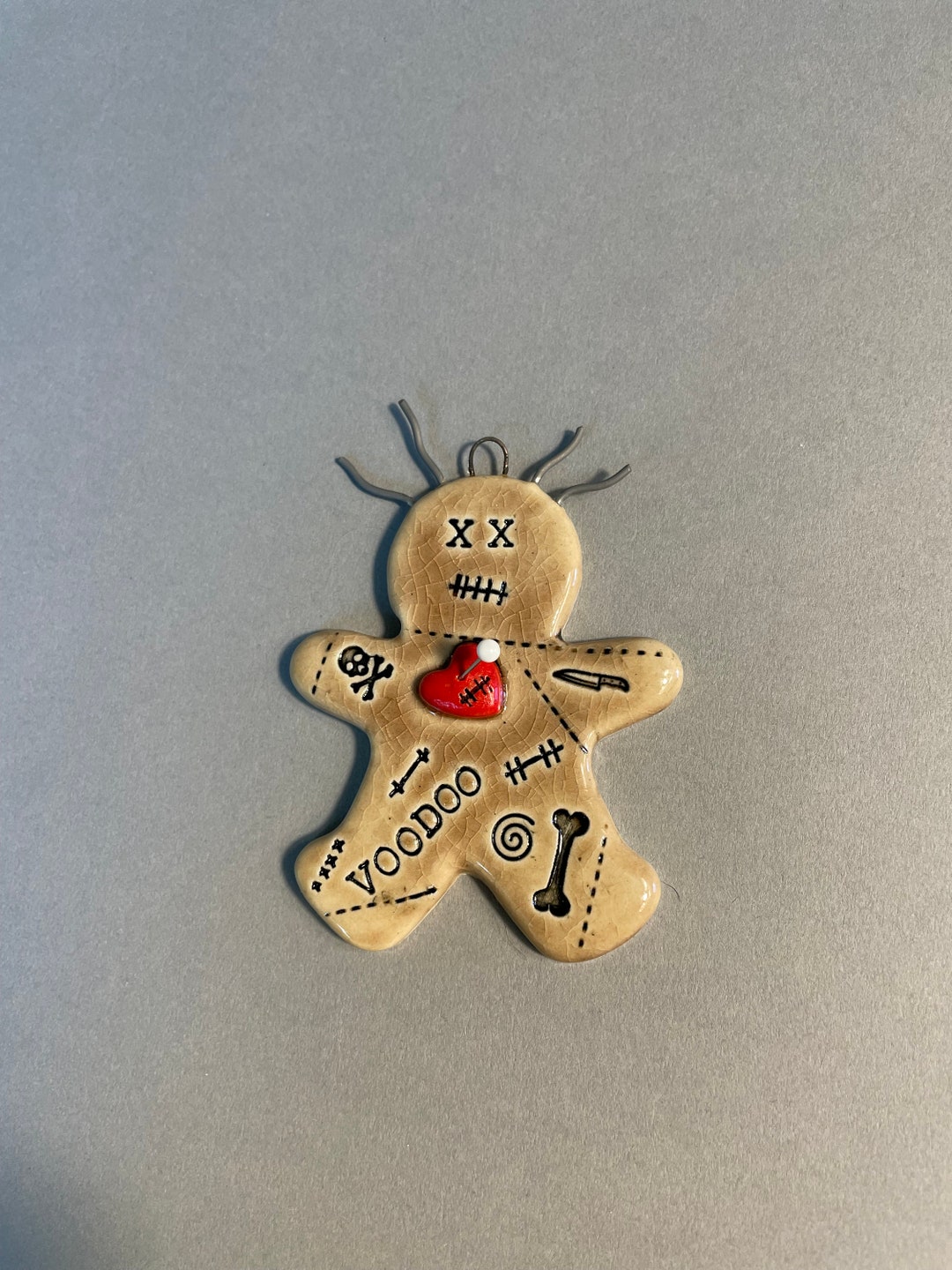 Ceramic Voodoo Doll Good Juju Only handmade One of a Kind - Etsy