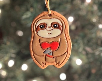 Ceramic Clay Sloth - Etsy