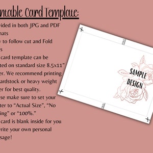 Cross Printable Card, Printable Cross Card, 5x7 Card, Instant Download ...