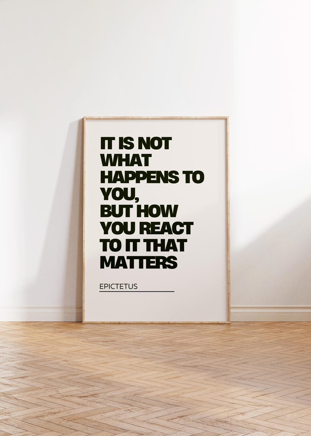 Epictetus Quote Inspirational Poster Digital Download Wall Art ...