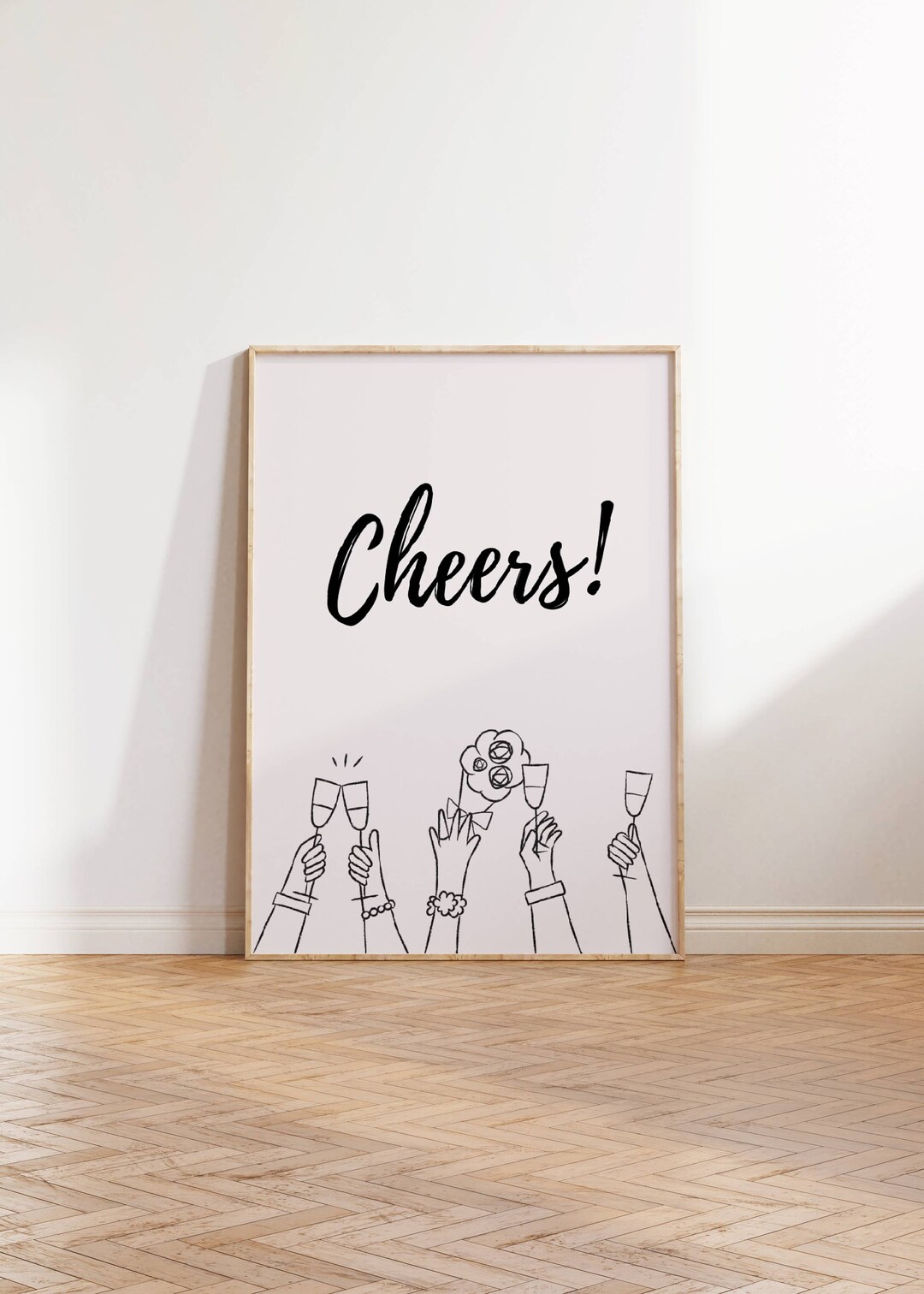Cheers! Wall Art Digital Download Poster - Etsy