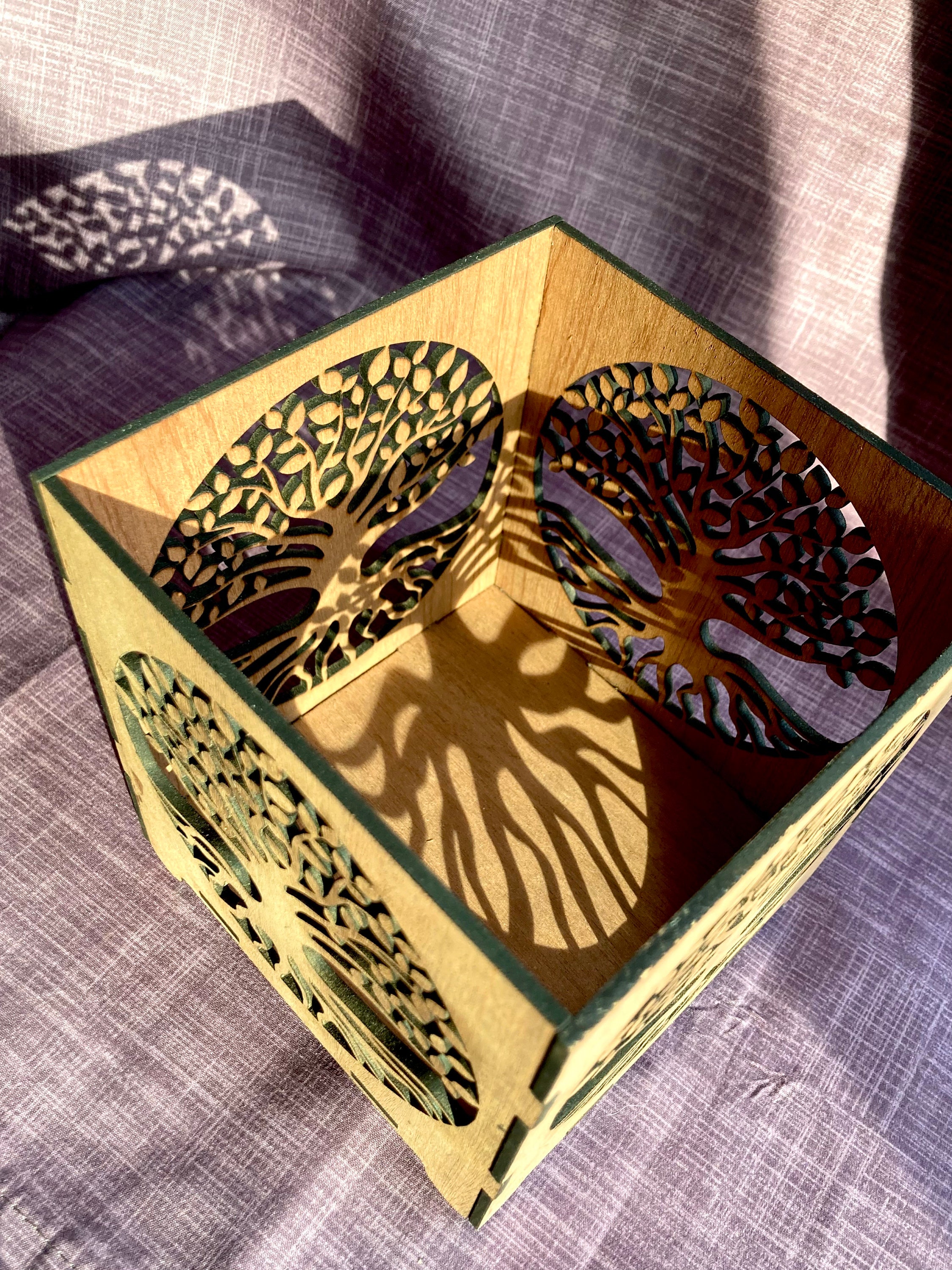 Tree of Life Candle Holder, Yggdrasil Lantern, Wiccan Planter, Witchy ...