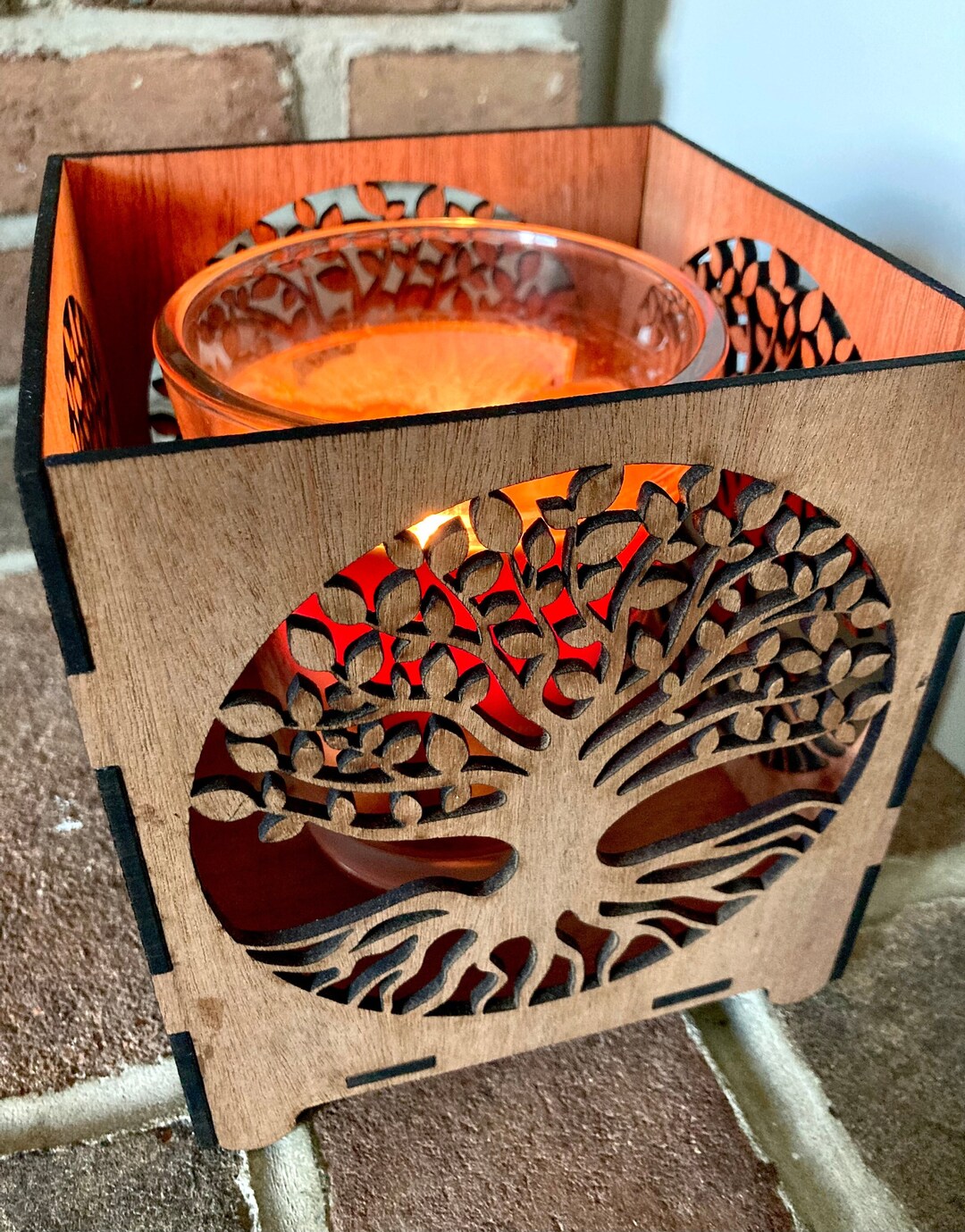 Tree of Life Candle Holder, Yggdrasil Lantern, Wiccan Planter, Witchy ...