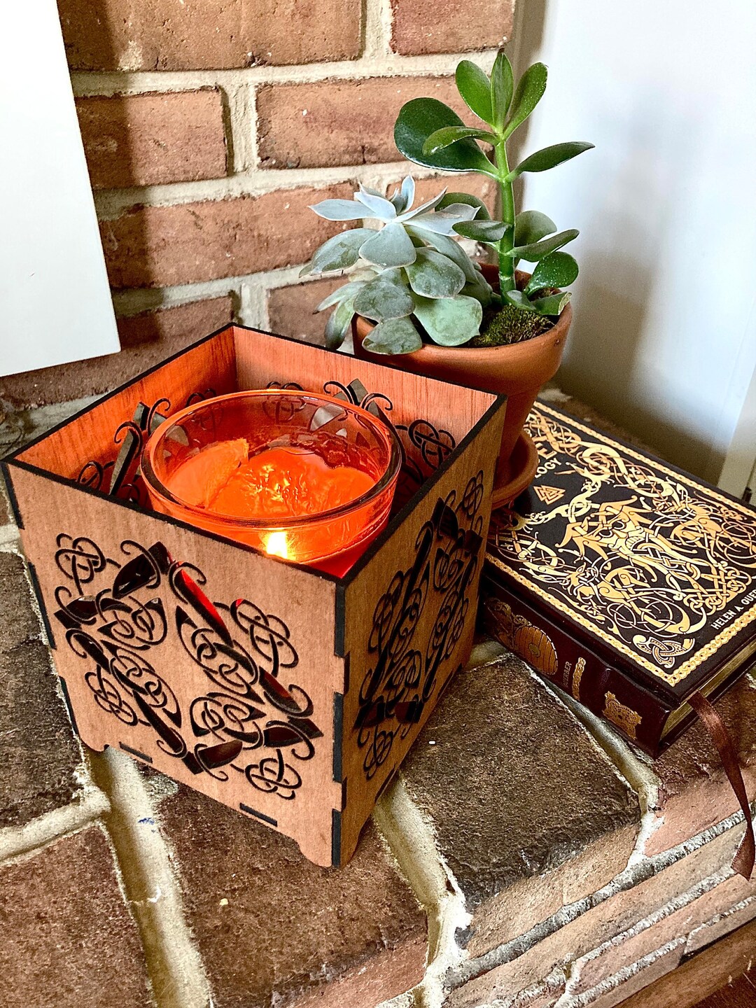 Celtic Lantern, Celtic Candle Holder, Pagan Lantern, Pagan Decor ...
