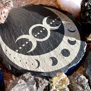 Wiccan Coasters - Sun and Moon Coasters - Occult Coasters - Celestial ...