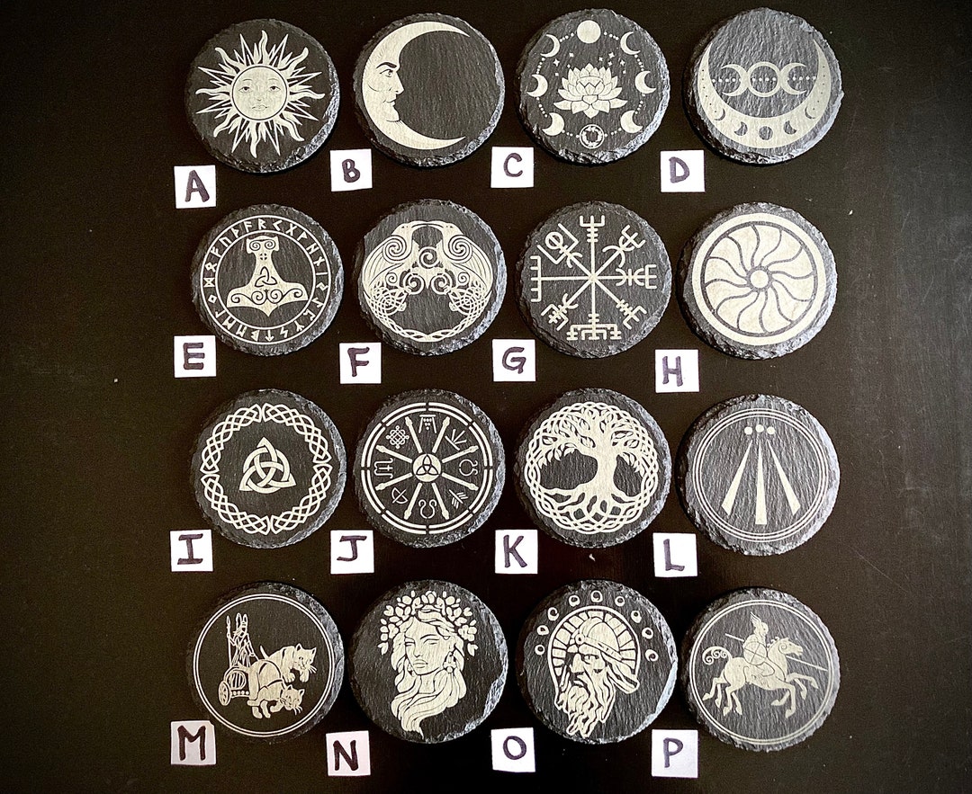Heathen Coaster Choose Your Own! - Norse Coasters - Viking Coasters ...