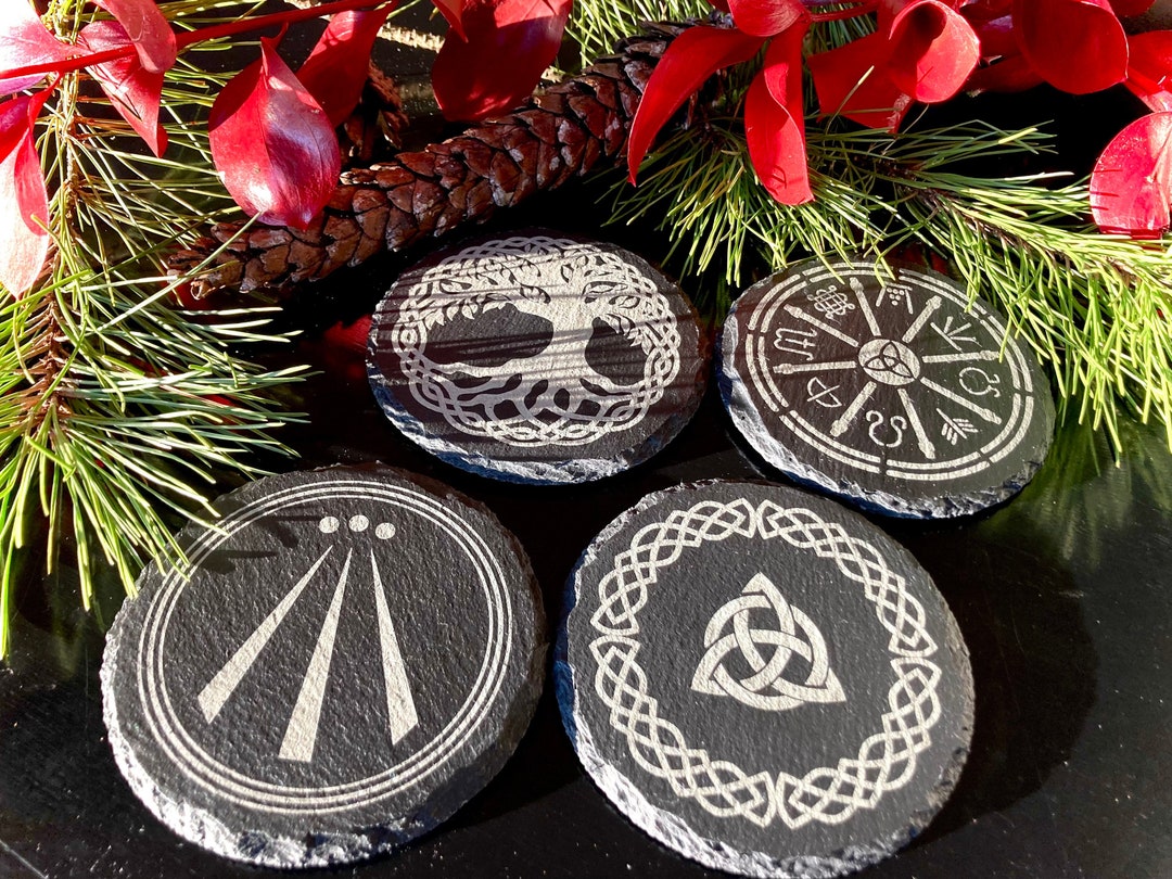 Celtic Coasters - Tree of Life Coaster - Awen Coaster - Occult Coasters ...