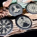 Norse Coasters Pagan Coasters Viking Coasters Engraved Coasters Raven ...