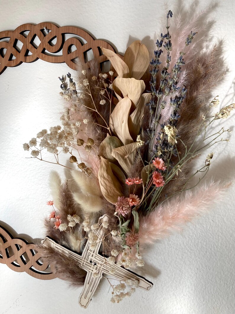 Imbolc Brigid Cross Wreath, Midwinter Wreath, Candlemas St. Brigid ...