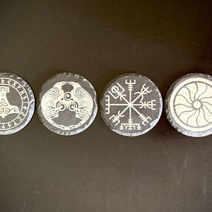 Norse Coasters - Pagan Coasters - Viking Coasters - Father’s Day ...