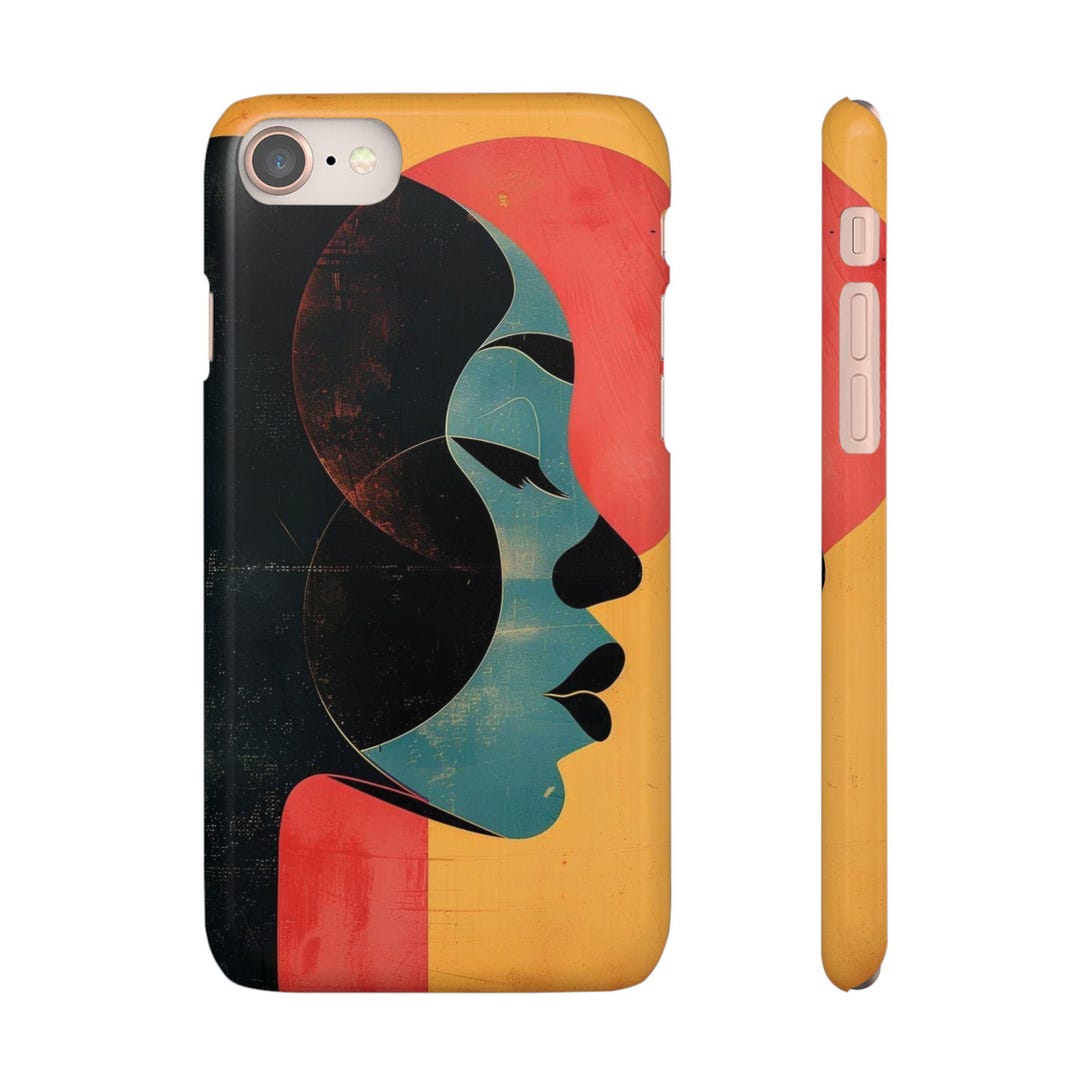 Artistic Snap Case, Bold Profile Design Phone Cover, Unique Gift for ...
