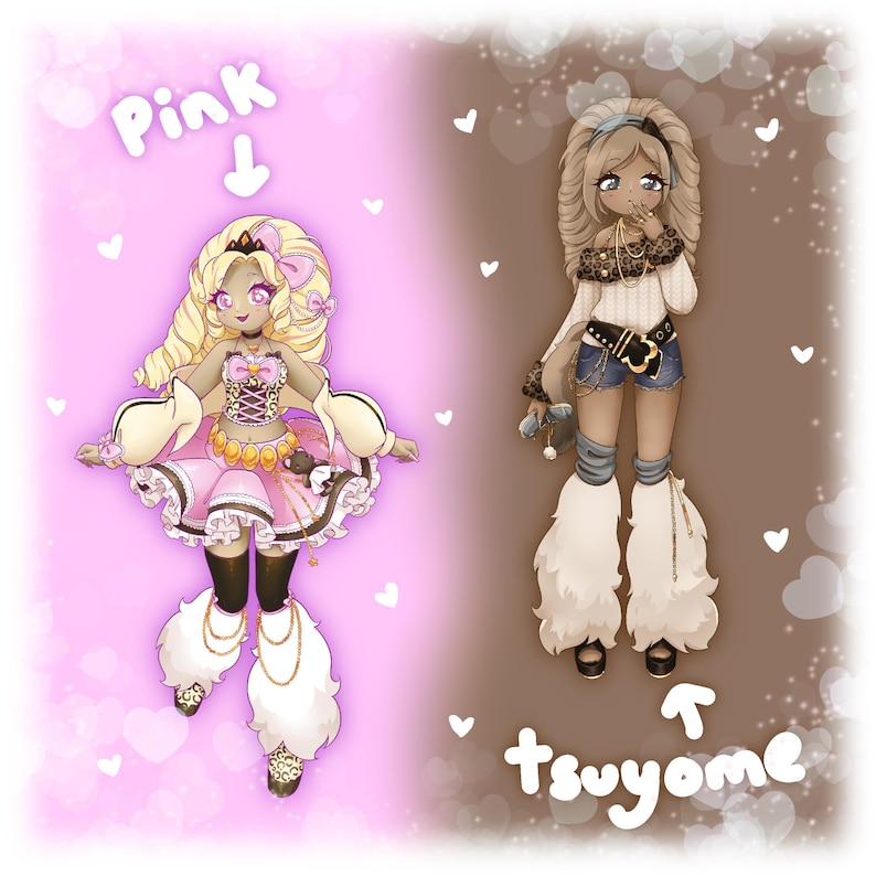 Gyaru Keychains - Etsy