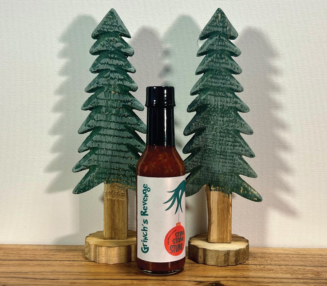 Grinch’s Revenge Coconut Ghost Hot Sauce - Spicy Christmas Hot Sauce ...