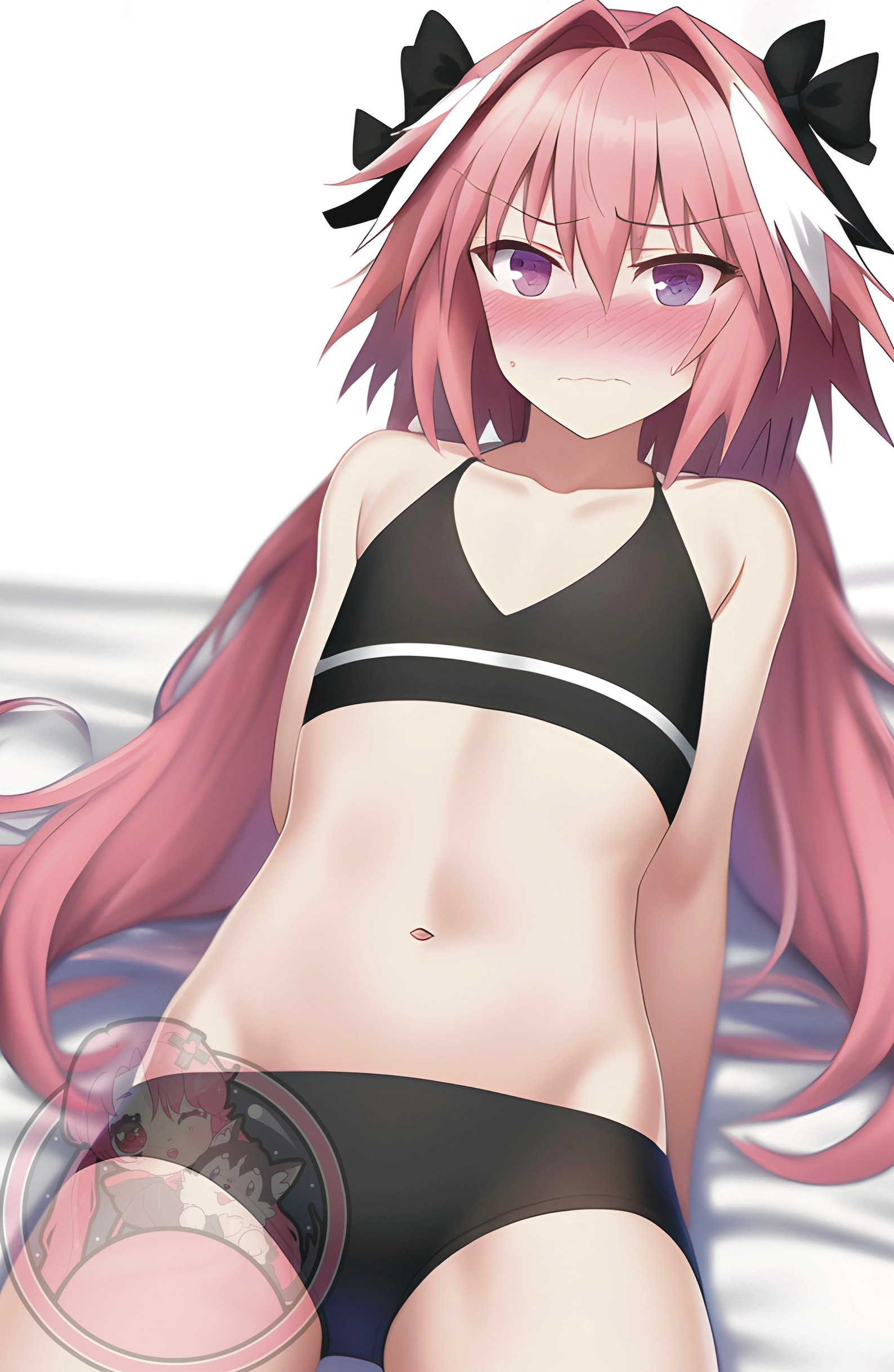 Astolfo After Gym Workout Anime Waifu Print Etsy Australia