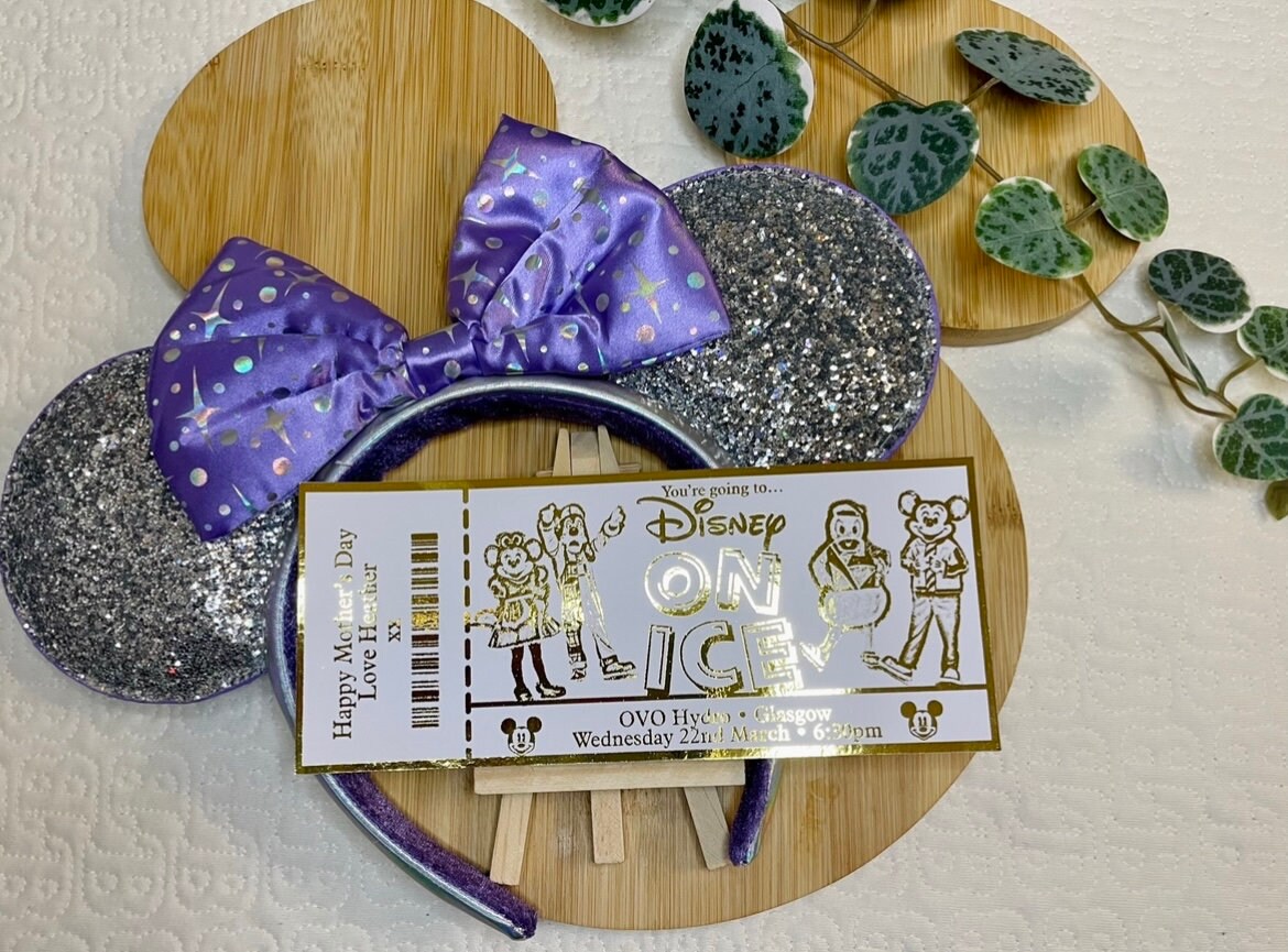 Disney on Ice 2023 Foil Ticket - Etsy