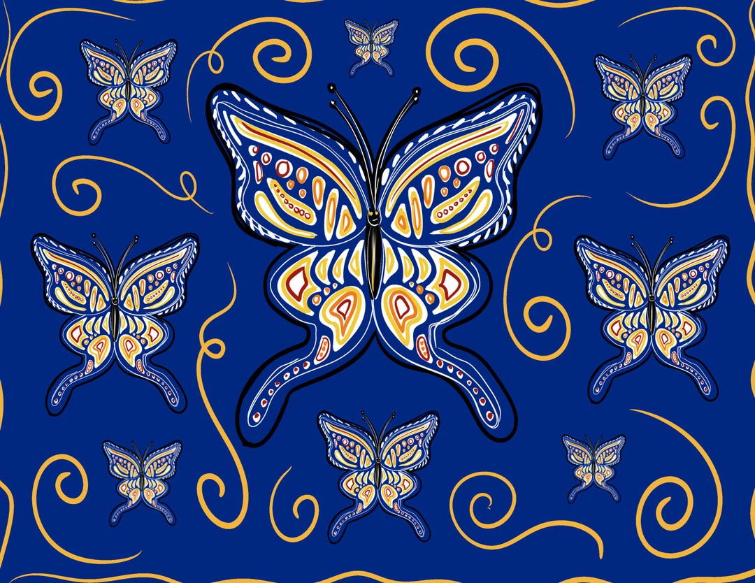 Butterfly Pattern (digital Download) - Etsy