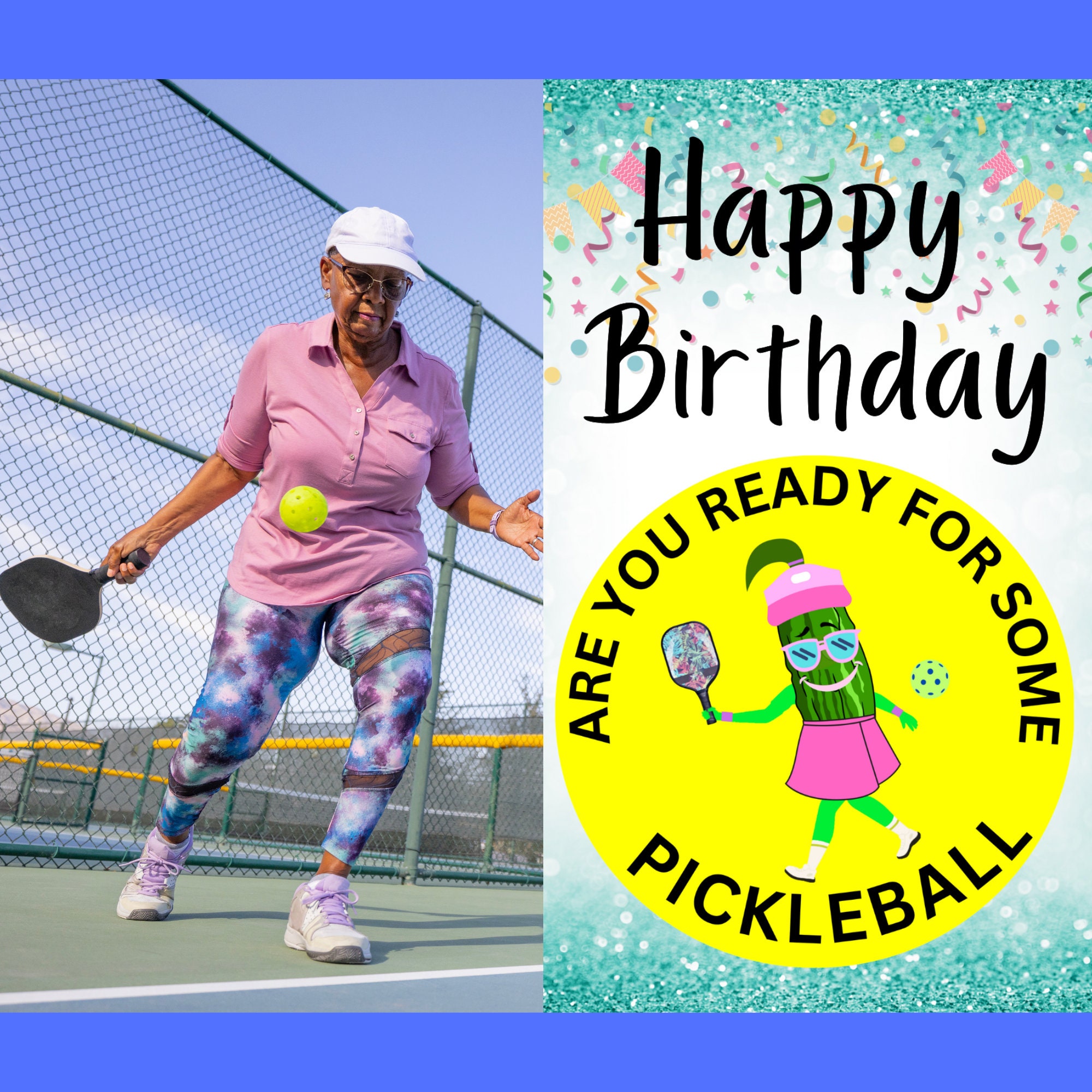 Funny Pickleball Birthday Card Bundle Pickleball Gifts for Pickleball ...