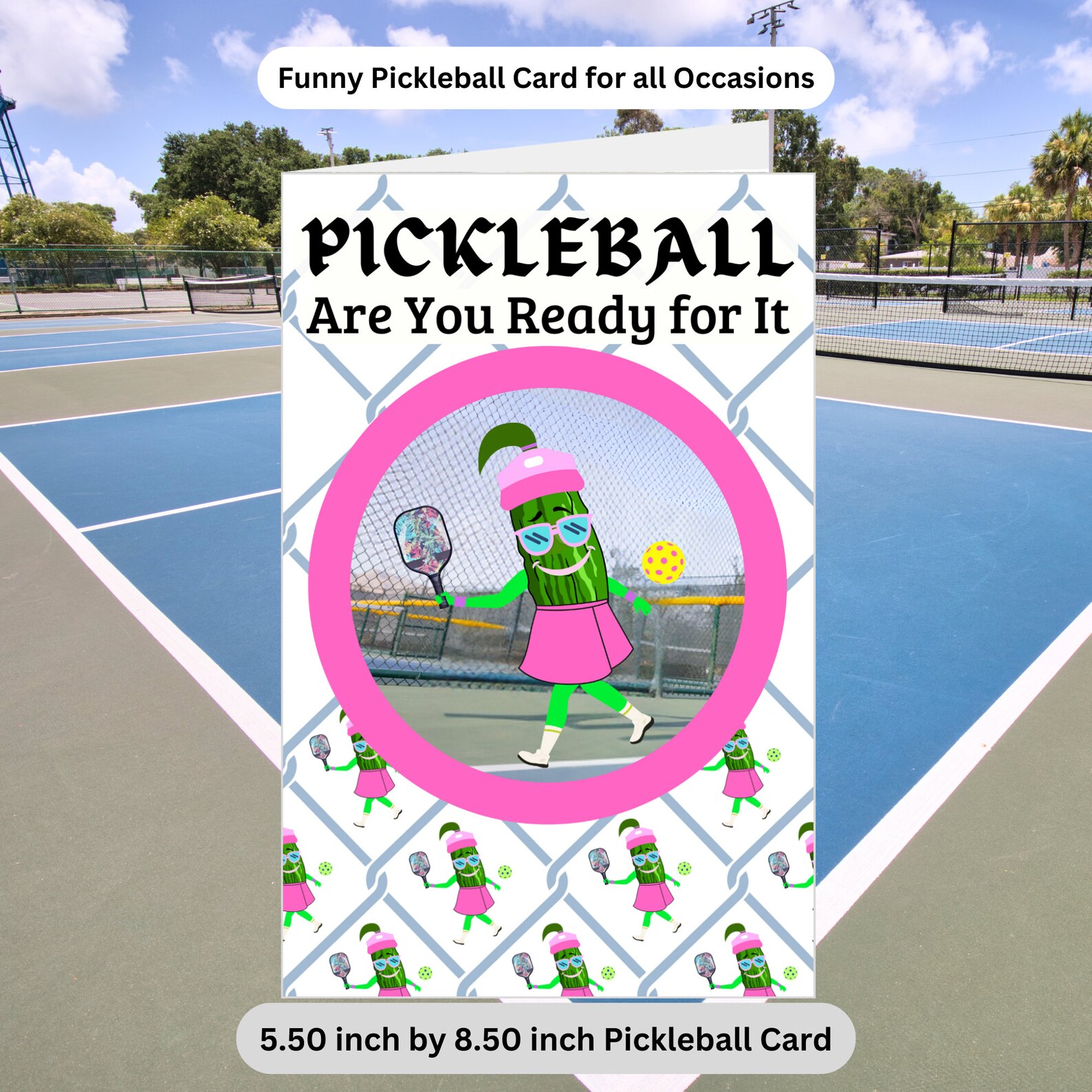 Funny Pickleball Card for All Occasions Pickleball Gifts for Pickleball ...