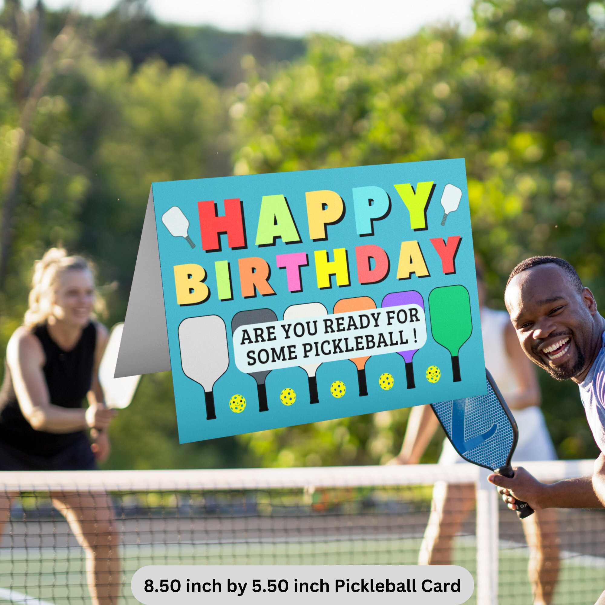 Funny Pickleball Birthday Card Pickleball Gifts Funny Pickleball Card ...