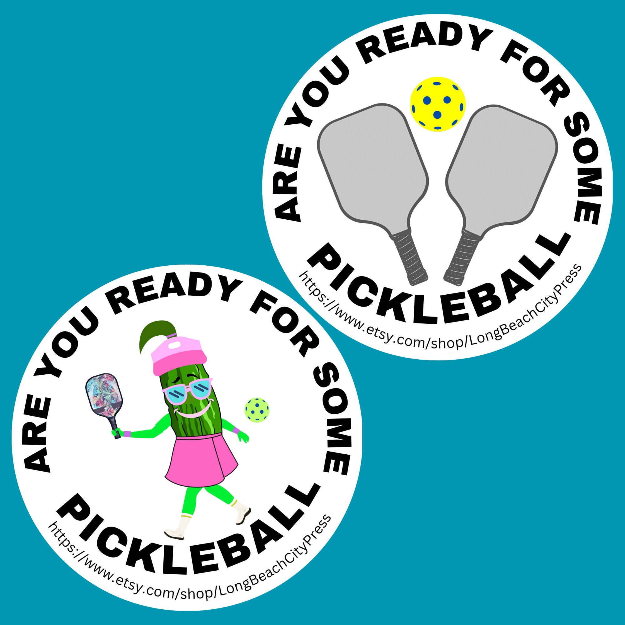 Pickleball Sticker Sheet Gifts for Pickleball Pickleball Gifts for ...