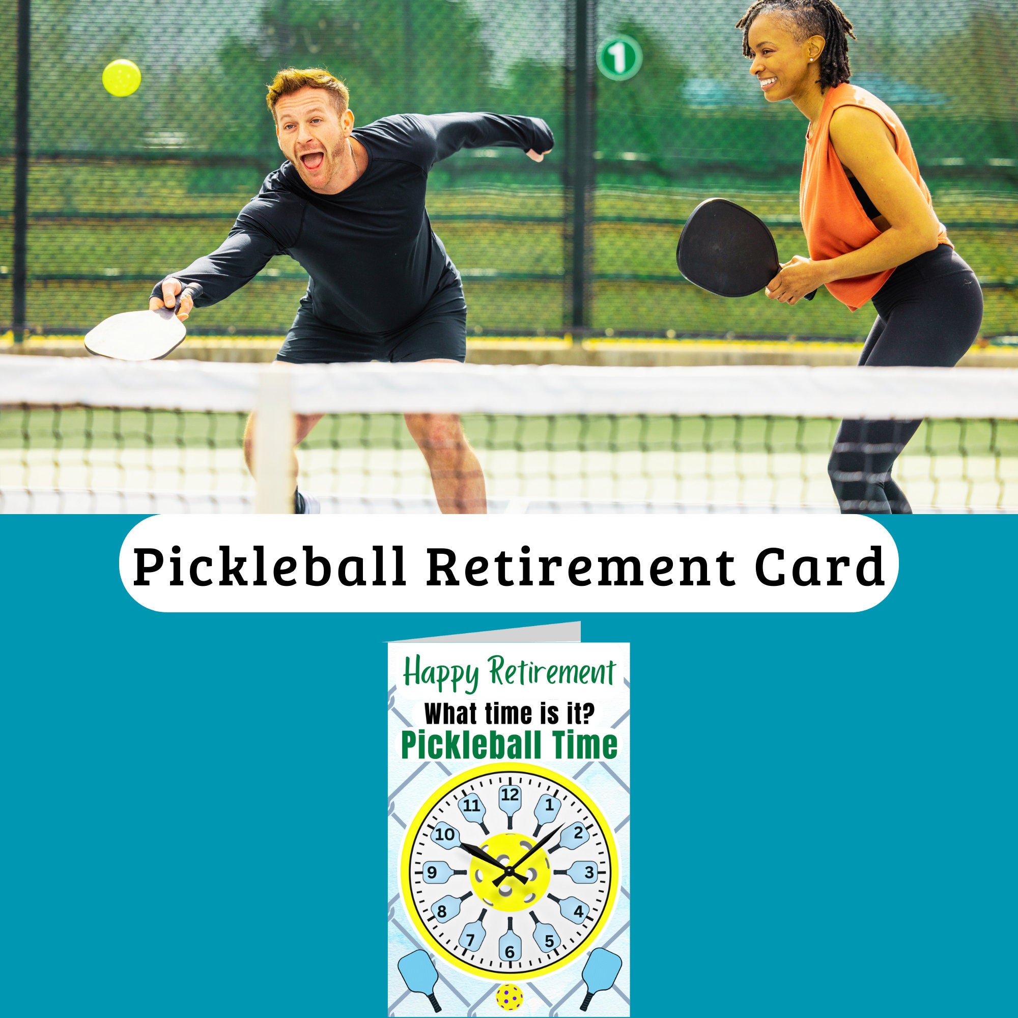 Funny Pickleball Retirement Card Pickleball Gifts for Pickleball Gifts ...