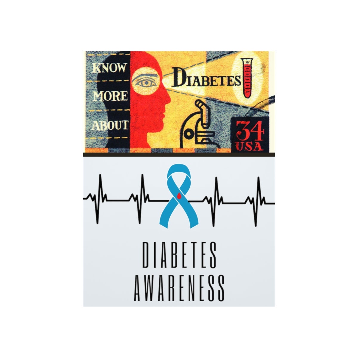 Diabetes Awareness Poster - Premium Matte Vertical Posters - Diabetics ...