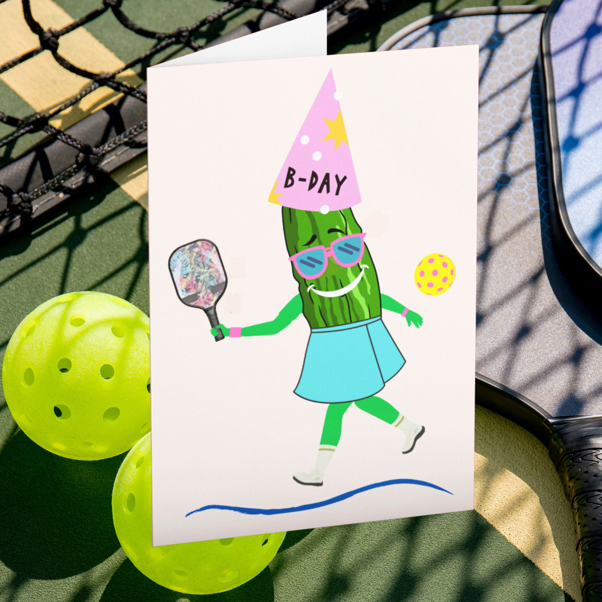 Funny Pickleball Birthday Card Pickleball Gifts for Pickleball - Etsy