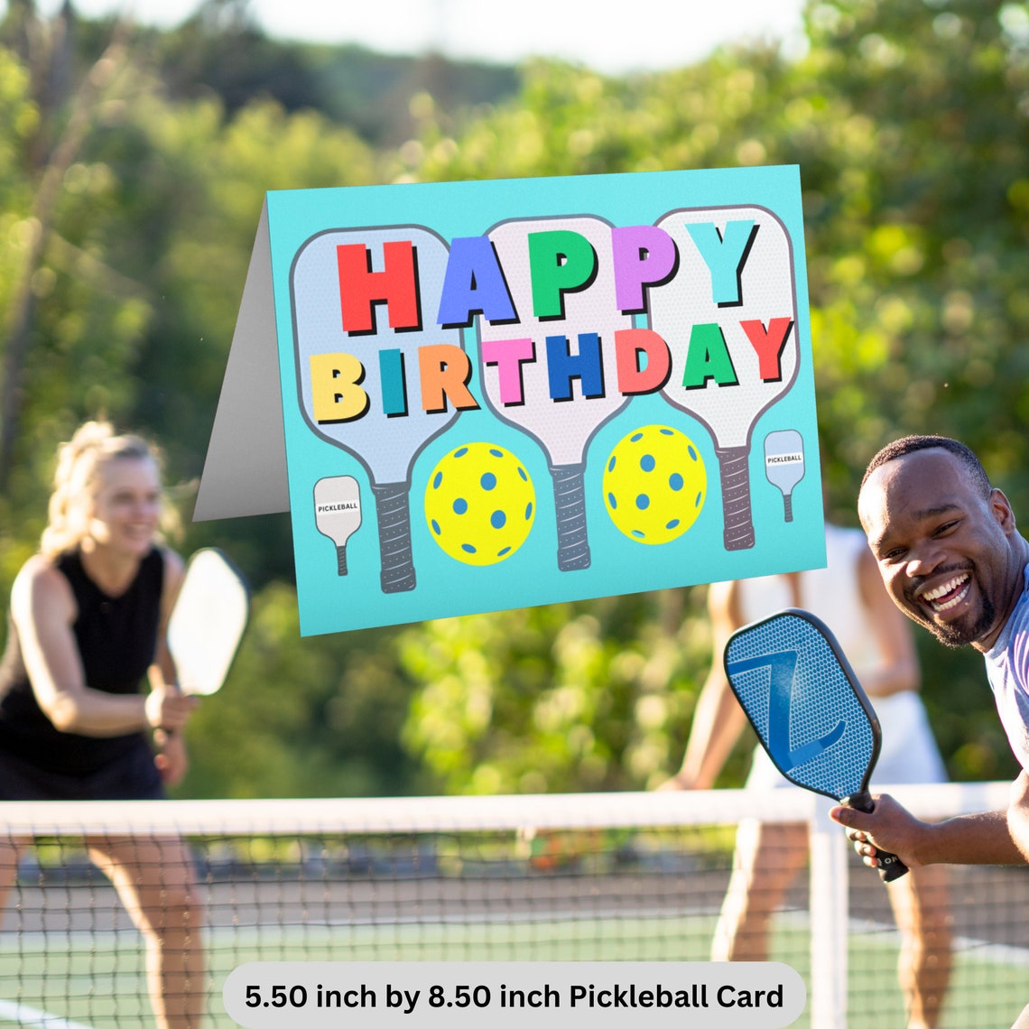 Funny Pickleball Birthday Card Pickleball Gifts Funny Pickleball Card ...