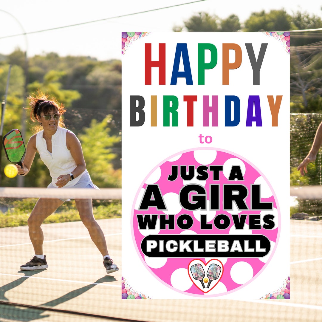 Pickleball Birthday Card Pickleball Gifts for Pickleball Player ...