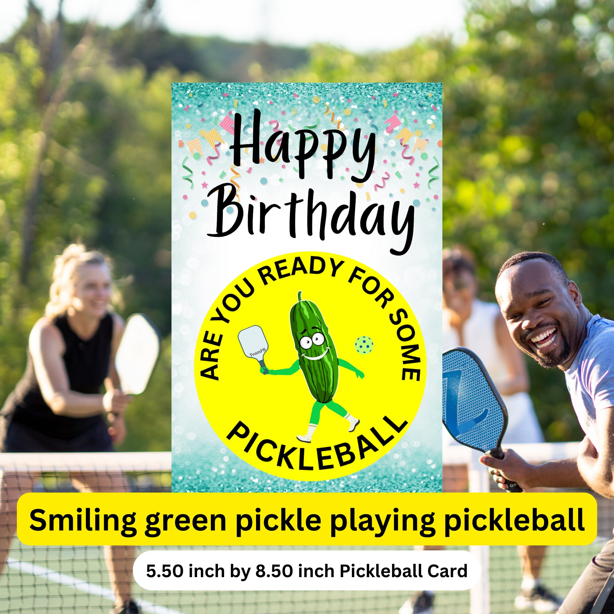 Funny Pickleball Birthday Card Bundle Pickleball Gifts for Pickleball ...