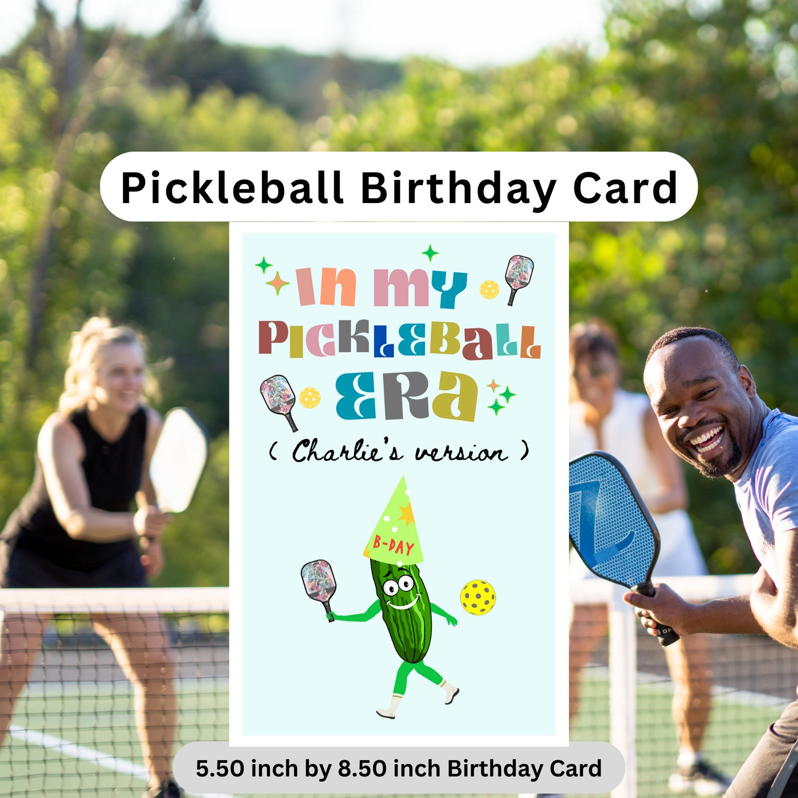 In My Era Pickleball Card Custom Pickleball Gifts for Pickleball ...
